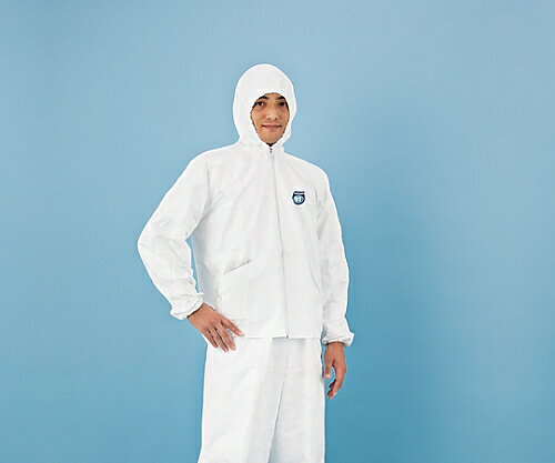 ●防護性能、耐久性及び快適性に優れた素材であるタイベック(R)を使用したセパレート型防護服です。●主な用途：汚れ作業●使用上の注意事項：耐熱性、防炎性はありません。●その他：JIS T 8115 タイプPB(6)適合品■仕様●高密度ポリエチ...