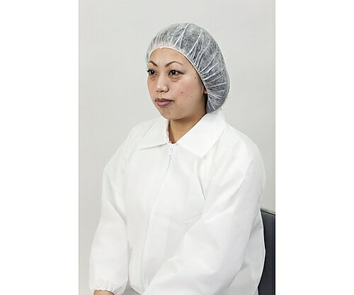 ●異物混入を防ぐためのポリプロピレン製のキャップです。●主な用途：衛生管理用途●使用上の注意事項：耐熱性、防炎性はありません。■仕様●スパンボンド製●商品の仕様：フリーサイズ/ゴム入●色：白●使いきり●入数：100枚入●※AZ CLEAN(...