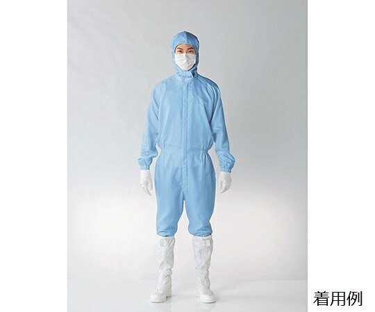 ●クリーンルーム用ウエア●制電性・防塵性能に優れた続服タイプの無塵衣です。●運動性を重視したデザインですので、作業の妨げになりません。■仕様●使用環境（目安）：クラス1000●色：ブルー●男女共用●総丈（cm）：155●バスト（cm）：11...