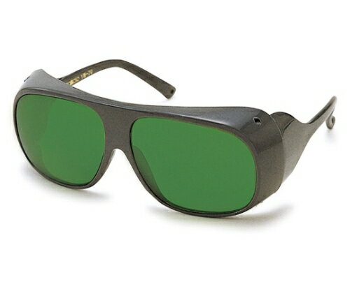 ●2眼プラスチックフレーム遮光保護めがね＃3■仕様●サイズ：W148×H55×D145mm●レンズ：ハードコート●遮光度：＃3