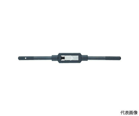 ●ハンドタップ、ハンドリーマー用一文字タイプハンドルです。●本体部分が鉄製ですので亜鉛ダイカスト製より強度があり丈夫です。●タップ立て用。■仕様●適用タップ寸法：M6〜M20●適用タップ四角部：4.5〜13●全長（mm）：350●材質／仕上...