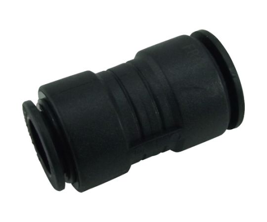 ■仕様●適合チューブ外径D1（mm）：10●適合チューブ外径D2（mm）：12●使用圧力：1MPa（空気）、0.3MPa（水）●使用流体：空気、水●流体温度：-5〜60℃（空気）、5〜40℃（水）●材質／仕上：本体：難燃性ポリブチレンテレフ...