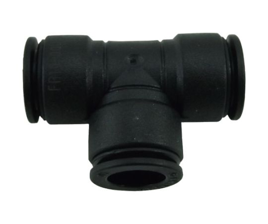 ■仕様●適合チューブ外径D（mm）：10×10×10●使用圧力：1MPa（空気）、0.3MPa（水）●使用流体：空気、水●流体温度：-5〜60℃（空気）、5〜40℃（水）●材質／仕上：本体：難燃性ポリブチレンテレフタレート（PBT）、シール...
