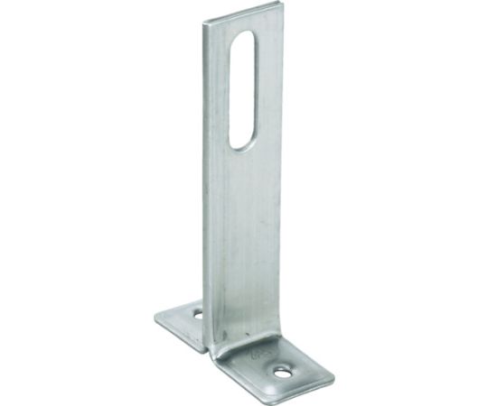 ●SUS304製です。●立バンド用の取付足。■仕様●幅W2（mm）：25●高さL（mm）：50●厚さW1（mm）：1.5●穴数：1つ穴●材質／仕上：ステンレス（SUS304）●原産国：日本●コード番号：442-1124