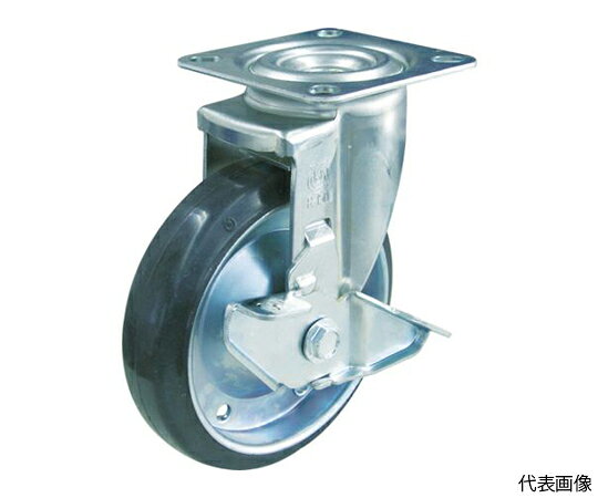 ●走行性、耐荷重性を備えた標準的な軽・中量荷重用キャスターです。運搬台車やロールボックスパレット、その他一般作業用に数多く使用されている標準寸法のキャスターです。●自在旋回部はダブルベアリングを採用しています。●運搬台車やロールボックスパレ...