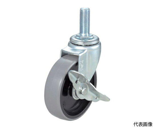●耐油性に優れています。●床面を汚しません。●厨房機器やワゴン用に。■仕様●許容荷重（daN）：70●許容荷重（kgf）：71.4●車輪径D（mm）：75●車輪幅（mm）：26●取付高H（mm）：97●軸長L（mm）：35●ねじT：M12●...