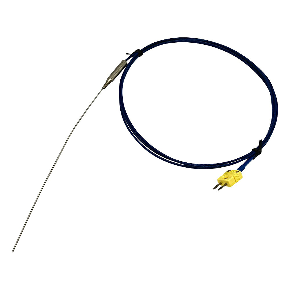 ●シース部サイズ：φ1.6×200mm●温度範囲：-50〜+650℃●リード線長：2m●オメガタイプコネクター付き●材質：シース部/ステンレス（SUS316）、スリーブ部/ステンレス（SUS304）、リード線被覆/ガラスウール●※シース部の...