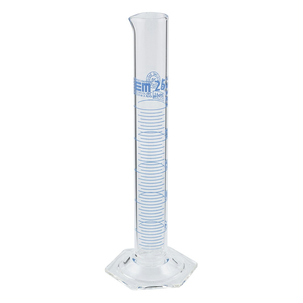 ●ドイツSCHOTT社のDURAN（R）（硼珪酸ガラス）は、耐熱性・耐食性に優れています。●材質：DURAN?（硼珪酸ガラス）●容量：25mL●一目盛：0.5mL●精度：±0.25mL●外径：φ21mm●高さ：170mm●校正ポイント：満量...