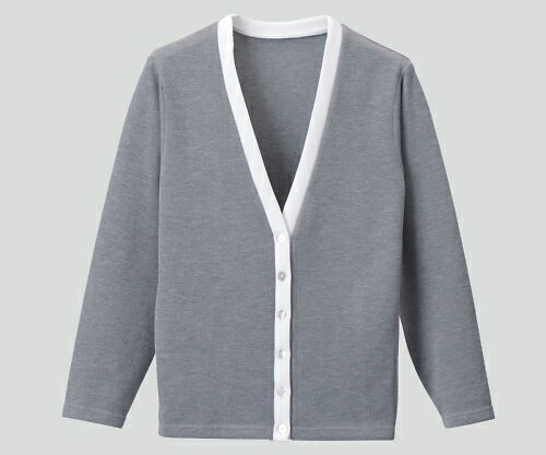 ●型番：C-04●色：グレー×ホワイト ●サイズ：LL●胸囲：108cm●肩幅：43cm●袖丈：58cm●着丈：66cm●素材：ポリエステル65％・綿35％●洗濯方法：洗濯機可／乾燥機不可