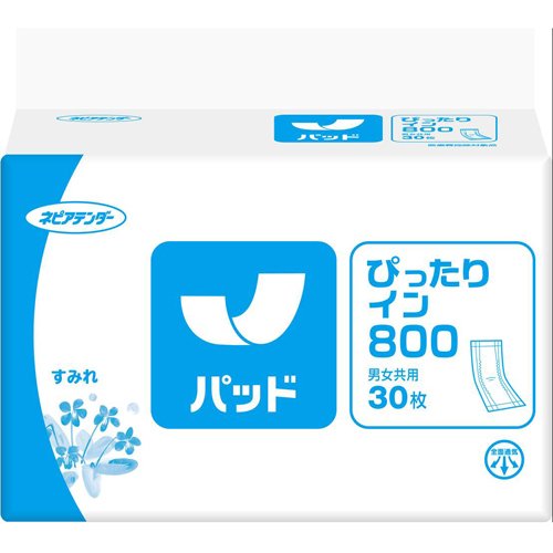 ●サイズ／幅22×長さ60cm●吸水量／約800cc●総吸水量／1400cc●袋入数／30枚・セットしやすい、パッドの新しい形。※ケース単位での販売となります。