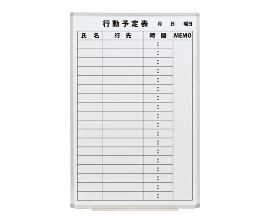 ●薄型軽量ホワイトボード。●スチール製でマグネットにも対応。●外寸法：横600×縦900mm●有効寸法：572×872mm●トレー寸法：幅400×奥行64mm●厚さ：枠部分：約7mm（トレー除く）●質量：約2kg（付属品除く）●材質：板面／...