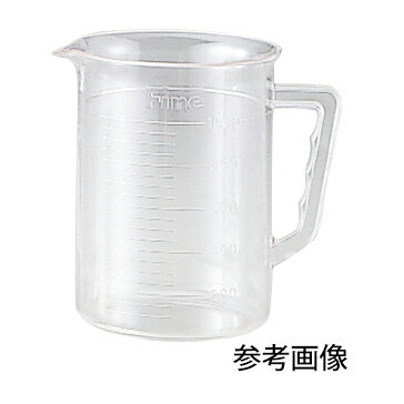 ビーカー（スチロール樹脂製） 東京硝子器械0416-01-13-58(500ML●目安目盛付。