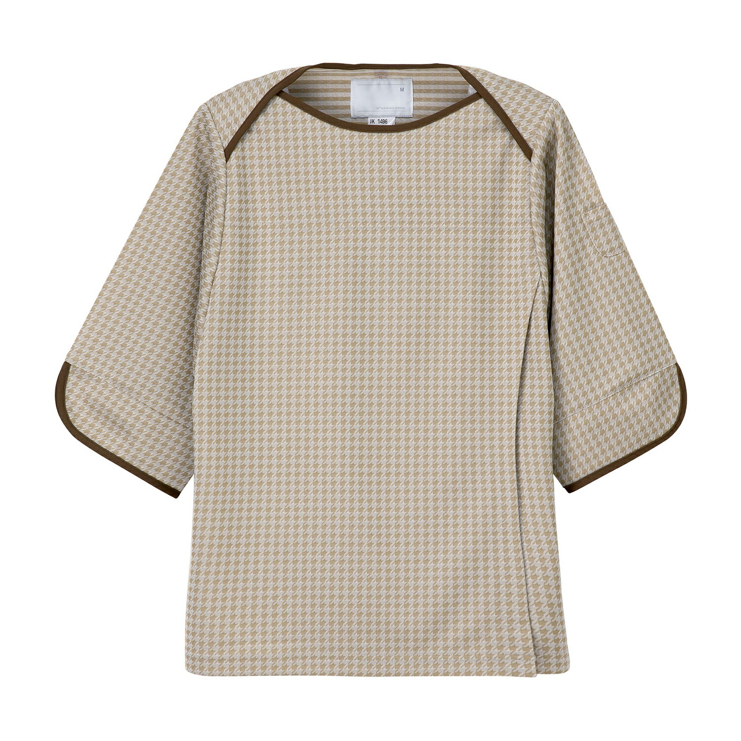 検診衣上衣 ベージュナガイレーベンJK-1496(M)●患者の立場から検査されやすさを追求したデザイン。●男女兼用。