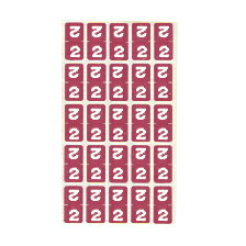 カルテナンバーラベル 番号指定：2ケルンKS-763(30X15MM)250イリ●カルテフォルダーやX線フィルム袋に貼って使うシールです。TDシステムフォルダーにカルテ番号下2桁を明確に表示。また、カラーコード化によりミスファイルがすぐに発...