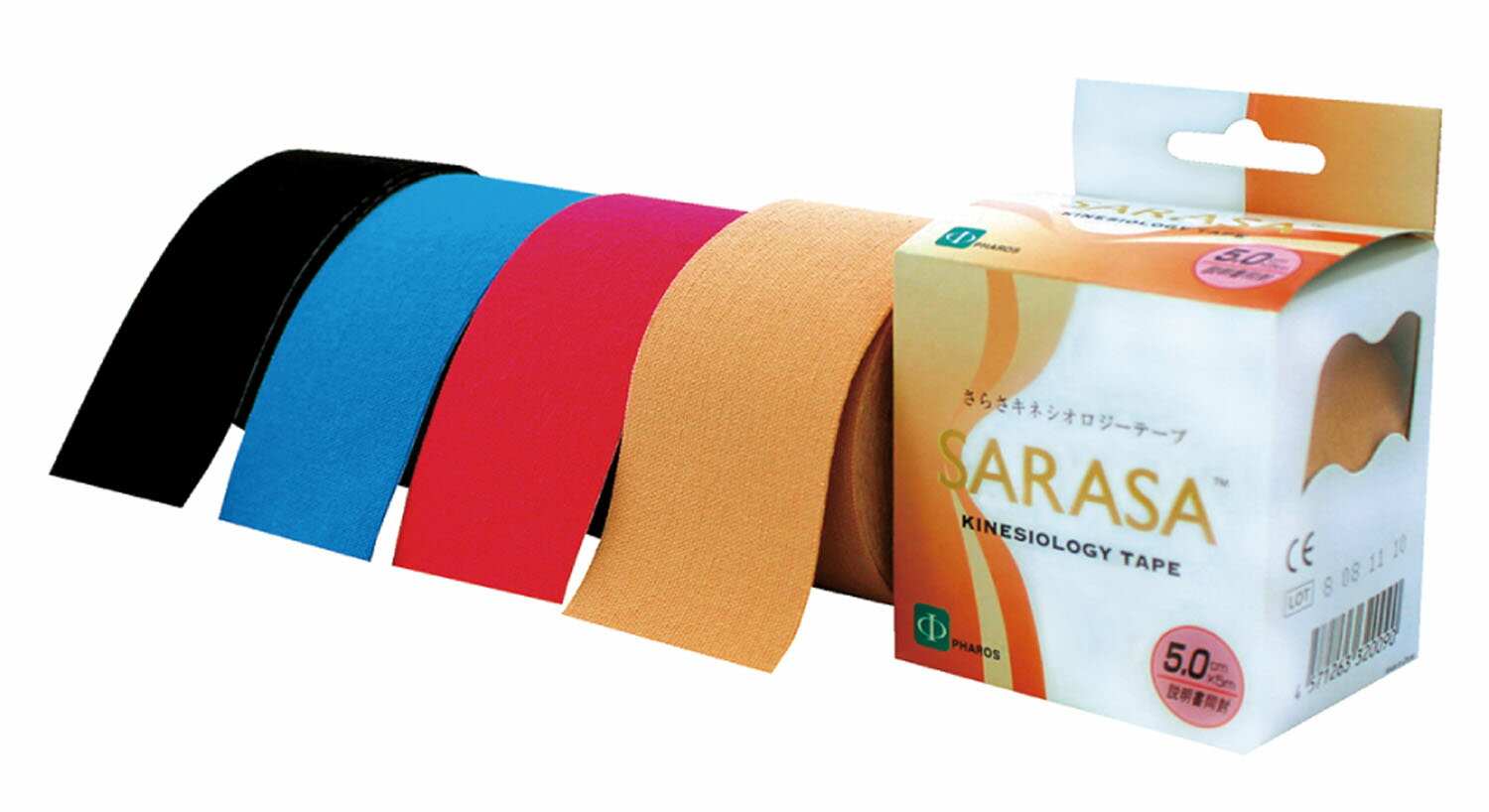 ●筋肉とほぼ同率の伸縮性により、限度以上の筋肉の伸縮を防ぎ、皮膚が持ち上げられることで筋肉との間の、血液の流れが改善されます。●アクリル糊の面積を最小限に抑えた3D加工。粘着部分がウェーブ状に塗工されているので肌にやさしい。（意匠登録済）●...