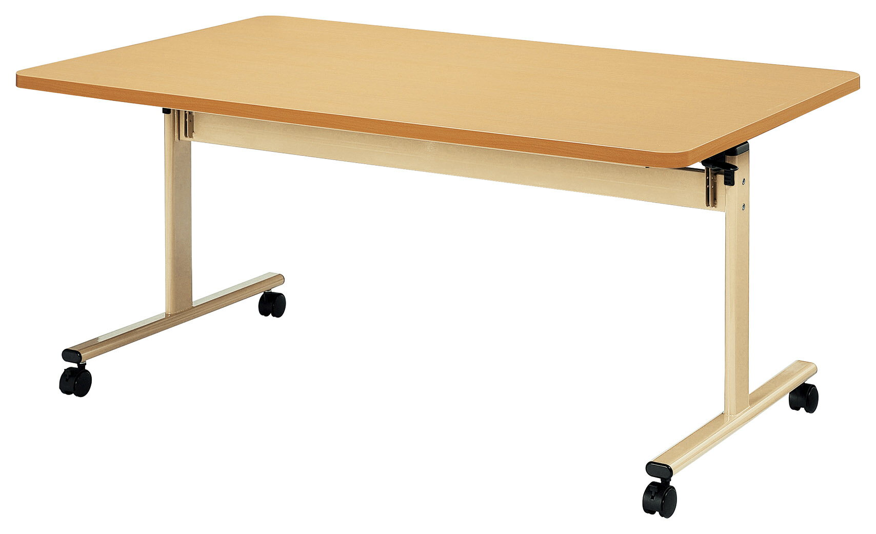 ●高さ調節機能がついたプラパート付キャスターで、移動が容易。●天板色と脚部の色は温かみのあるナチュラル色です。●高さ調節機能がついたプラパート付キャスターで、移動が容易。●天板色と脚部の色は温かみのあるナチュラル色です。