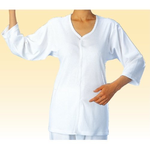 ・吸収性に優れ、肌ざわりのよい綿素材を用いた厚手の肌着です。面ファスナータイプなので着脱が簡単に行えます。商品サイズ :3Lサイズ:身丈80.5cm、身幅55cm、肩幅46cm、袖丈46cm、適応身長178~188cm、適応胸囲100~10...