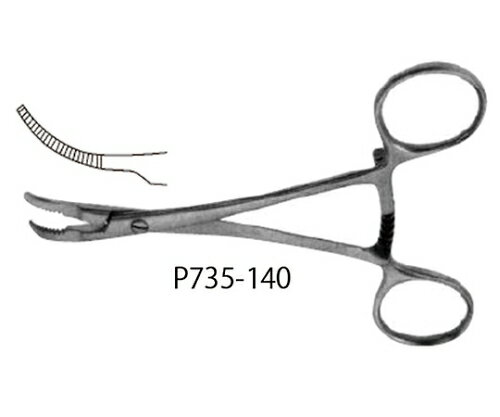 特徴●把持部に横溝があります。仕様●14cm●医療機器登録番号：12B3X00002000007