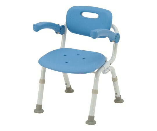 特徴●SIAA防かび加工●やわらかクッションで安心、快適仕様●材質：フレームパイプ：アルミニウム、クッション・脚ゴム：EVA樹脂、背もたれ・座面：ポリエチレン●製品サイズ(mm/幅×奥行×高さ)：405×400〜465×550〜650●製品...