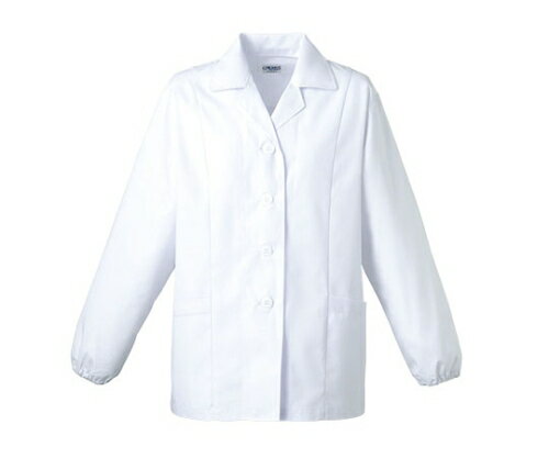 特徴●ホームクリーニング可仕様●色：ホワイト(色番：0)●サイズ：S●素材：ポリエステル65％、綿35％●着丈（cm）：62●肩幅（cm）：39●胸囲（cm）：98●袖丈（cm）：50