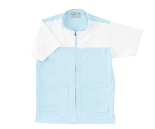 仕様●男女兼用●素材：ポリエステル95％・綿5％[リップル防縮ニット]●サイズ：3L●色：サックス●胸囲（cm）：116●身丈（cm）：79●袖丈（cm）：24●肩幅（cm）：52