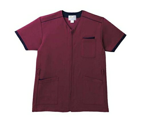 特徴●アクセントカラーを効かせたスタイリッシュデザイン。●着脱がしやすい前開きタイプのケアスクラブです。●落ち着いたカラー展開がプロフェッショナルな印象を引き立てます。仕様●男女兼用●素材：ポリエステル95％・綿5％[リップル防縮ニット]●...