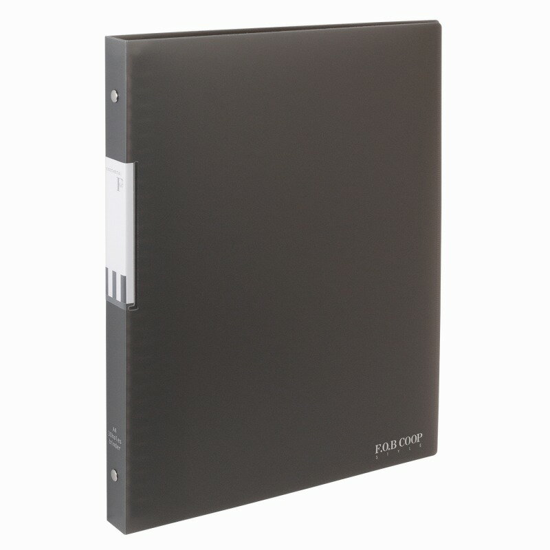 表紙素材にP.Pシートを使用したバインダー。 金属製綴じ具の保存に適した便利なワイドタイプ。原産国:インドネシア規格:A4判用仕様:表2・表3ポケット付寸法:本体 W265×H319×D27枚数:リーフ収納目安：140枚重量:330g