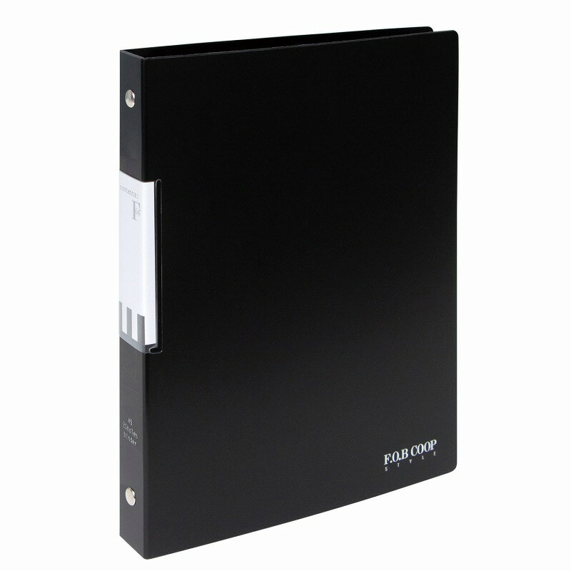 表紙素材にP.Pシートを使用したバインダー。 金属製綴じ具の保存に適した便利なワイドタイプ。原産国:インドネシア規格:A5判用仕様:表2・表3ポケット付寸法:本体 W182×H230×D27枚数:リーフ収納目安：140枚重量:180g