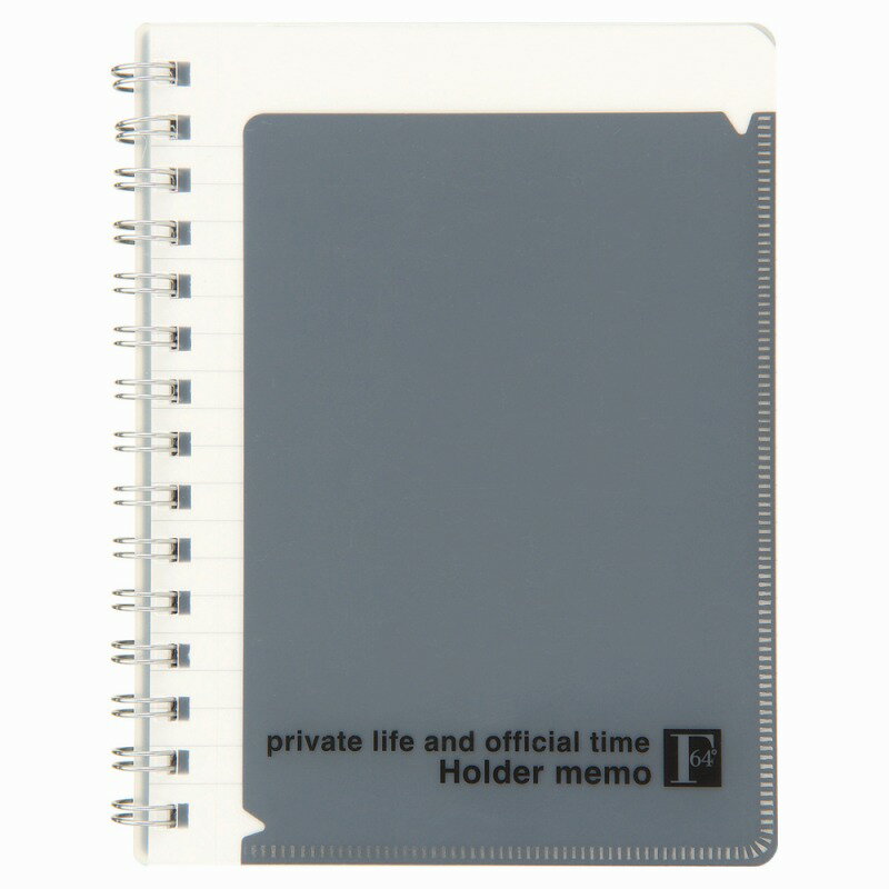 シンプルで洗練されたデザイン。使うことの楽しさ、心地よさ。 毎日の生活に「ちょっといいもの」をプラスする、F.O.B COOP のステーショナリー。原産国:日本規格:A6仕様:6mm罫17行通し罫寸法:本体 W107×H134 / 本文 W...