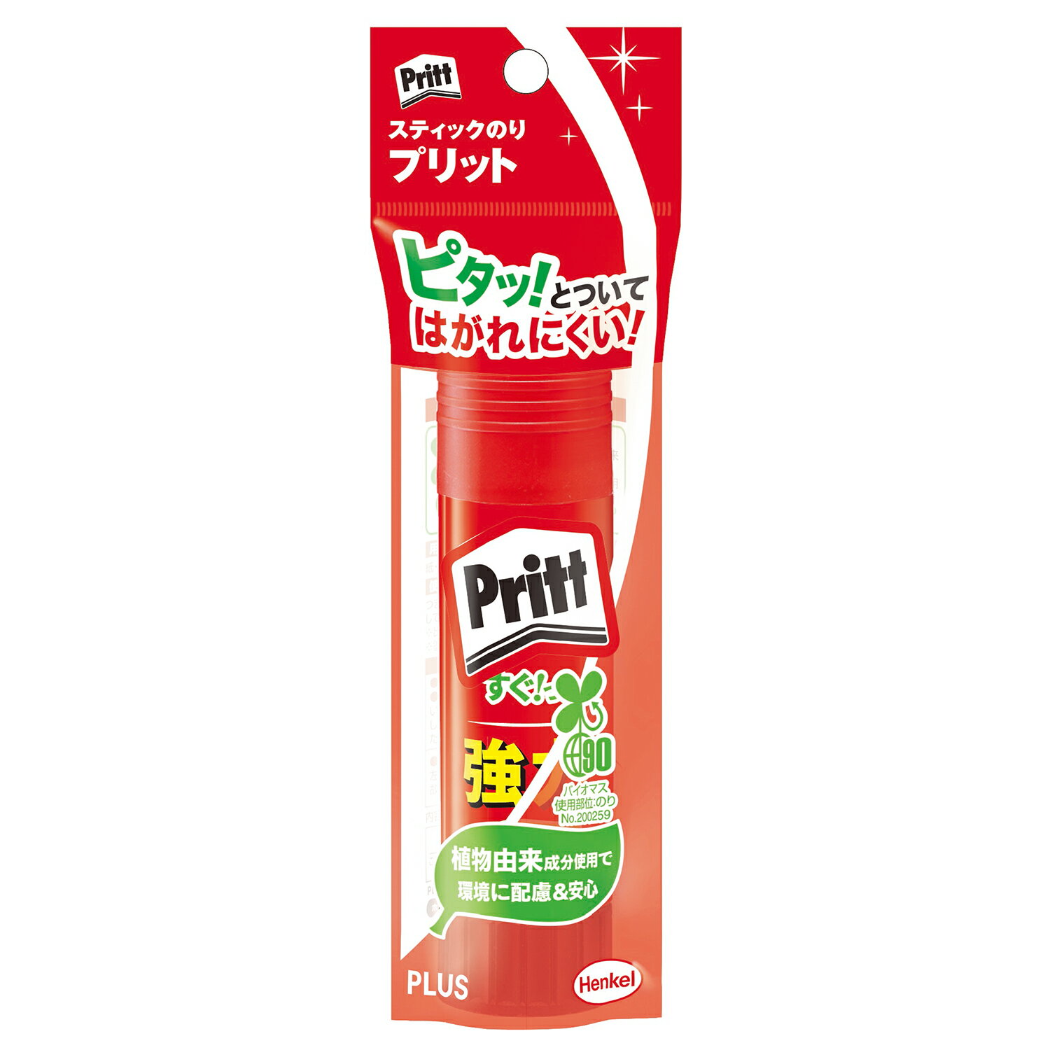 ◆植物由来成分使用で安心＆環境に配慮。接着力が強く、ピタッとくっつく。◆子どもから大人までずっと使えるスタンダードなスティックのり。◆のりの主成分にでんぷん(じゃがいも由来)などの植物由来成分を使用し、安心＆環境に配慮。お子さまの紙工作にも...