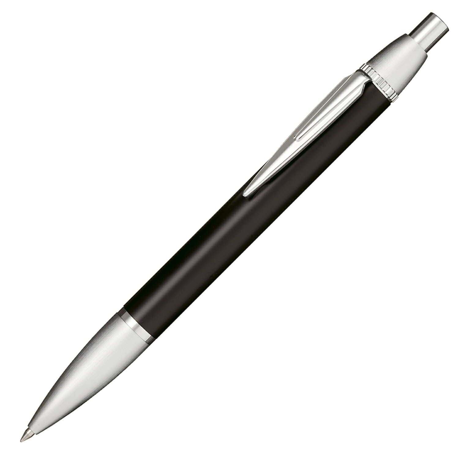 クリップは時計の針、リングは竜頭と金属時計をイメージしたディティール。　★豊富なカラーラインアップ　★ギフト、贈り物に最適　★油性ボールペン芯(黒)★油性0.7mm/アルミ/アルマイト