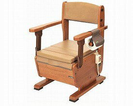 商品の仕様 ●サイズ／幅53.5×奥行59.5×高さ79〜88cm、座面：幅38×奥行43cm、穴部：幅19×奥行29.5cm、ひじ掛け高さ：19・21.5・24cm、便座高：34.5〜43.5cm、ひじ掛け内寸：44.5cm ●重さ／19...