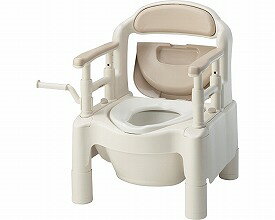 商品の仕様 ●サイズ／幅55×奥行55×高さ71〜78cm、座面：幅36×奥行40cm、穴部：幅19×奥行29cm、ひじ掛け高さ：18・21・24・27・30cm、便座高：33〜40cm、ひじ掛け内寸：38・41cm ●重さ／約10kg ●...