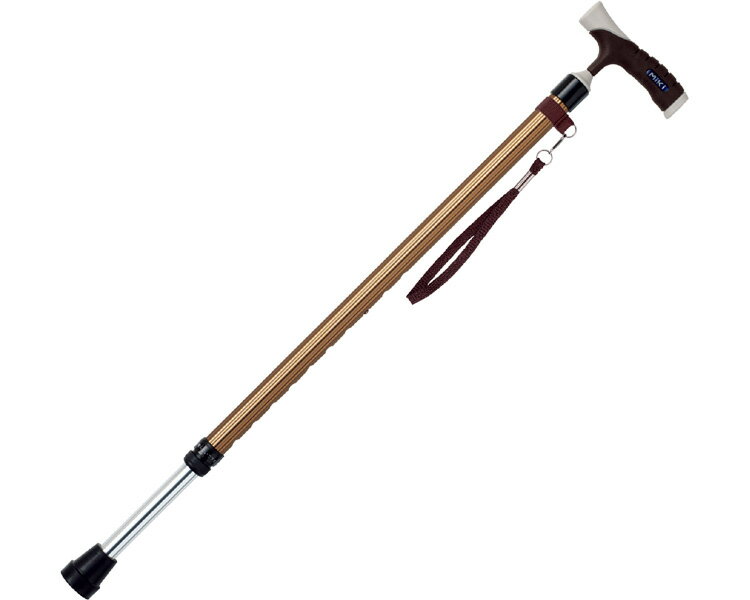 商品の仕様 ●サイズ／長さ71〜93.5cm（10段階／2.5cmピッチ）、グリップ長さ：13cm、ゴムチップ底径：約3.9cm ●パイプ径／上部：24mm、下部：19mm ●重さ／430g ●材質／本体：アルミ、グリップ：樹脂・シリコン・...