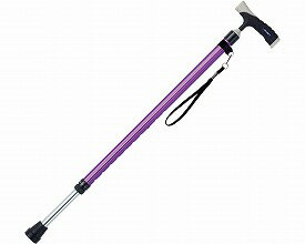商品の仕様 ●サイズ／長さ71〜93.5cm（10段階／2.5cmピッチ）、グリップ長さ：13cm、ゴムチップ底径：約3.9cm ●パイプ径／上部：24mm、下部：19mm ●重さ／430g ●材質／本体：アルミ、グリップ：樹脂・シリコン・...