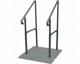 商品の仕様 ●サイズ／幅78×奥行74.5×高さ104〜139cm ●パイプ径／3.4cm ●重さ／34.7kg ●材質／手すり：ステンレスイレクター、ベース：ステンレス ●最大使用者体重／100kg ●生産国／日本 ●付属品／土足マット ...