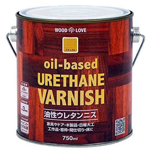ナチュラル/750mL/4976124516504・Size:750mLColor:ナチュラル・パッケージ個数:1・入数:1缶・材質/仕上:合成樹脂(ウレタン)、顔料、有機溶剤特長 ・耐候性がよく、変色が少ないニスです。 ・着色とニス塗りが...