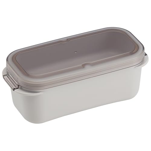 サンドホワイト/570ml/PALB6-72744・Size:570mlColor:サンドホワイト・パッケージ個数:1・サイズ：幅18.5×奥行8.6×高7.5cm・材質：ポリプロピレン、フタ：AS樹脂、パッキン：熱可塑性エラストマー・原産...