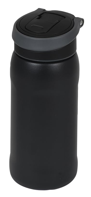 ブラック/450 ml/HC-1277・Color:ブラックSize:450 ml・パッケージ個数:1・製品サイズ:(約)幅7.5×奥行8.5×高さ19cm(ハンドル収納時)、実用量/0.45L、保冷効力/11度以下(6時間)・製品重量:(...