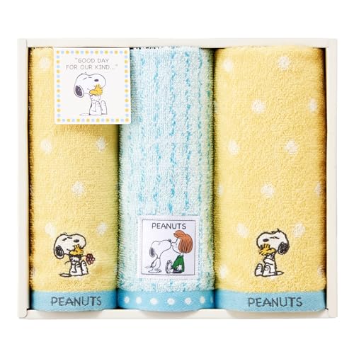 フェイスx1枚・ウォッシュタオルx2枚/34X67cm/TT84253054970・Color:フェイスx1枚・ウォッシュタオルx2枚・パッケージ個数:1・(C) 2024 Peanuts Worldwide LLC・サイズ:22×25×6...
