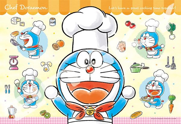 300ピースシェフ ドラえもん/260×380mm/300-ML06・商品サイズ : 260×380mm・適合パネル : No.3・ピース数 : 300ピース・材質 : パズル本体 : PP・箱 : 紙・付属品 : ピース請求ハガキ・対象年...