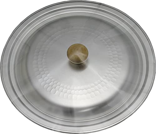 5)蓋シルバー/24 cm/なし・Style:5)蓋Size:24 cm・パッケージ個数:1・サイズ(約):26×26×5.3cm、板厚/1.0mm・本体重量(約):180g・素材・材質:本体/アルミニウム、本体加工/硫酸アルマイト加工、持...