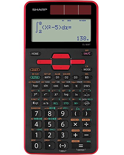 スタンダードモデル(559関数)559関数/スタンダードモデル/レッド/スタンダード関数電卓/EL-509T-RX・Color:559関数/スタンダードモデル/レッド・パッケージ個数:1・【関数・機能】559・【桁数】10桁・【寸法】幅80...
