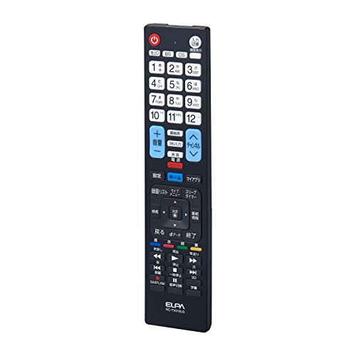 LG用ブラック/LG用/RC-TV019LG・Size:LG用・パッケージ個数:1・動作距離:約7m(使用機器や部屋の条件により異なります)。・電源:単四形乾電池×2本(別売)。・電池寿命:約12ヶ月(アルカリ乾電池使用時)※電池の性能、使...