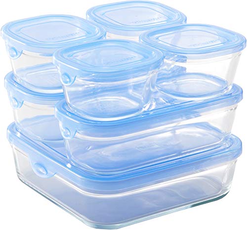 7点セット07) ブルー/1.2L×1個・500ml×2個 ・200ml×4個/PSC-NPR-B7・Color:07) ブルーSize:1.2L×1個・500ml×2個 ・200ml×4個・パッケージ個数:1・サイズ:200ml/幅9.3...