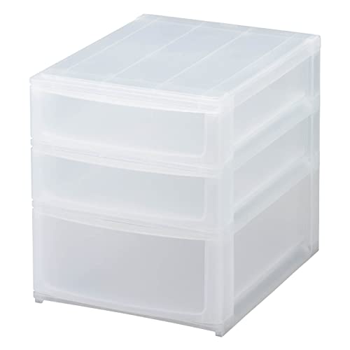 3段(浅2深1)クリア/3段(浅2深1)/NpdA4-a2f1CL・PatternName:A4Style:3段(浅2深1)Color:クリア・パッケージ個数:1・【日本製】A4ファイルが入ります。前ズレを防止する脚ゴム付きでストレスなくお...