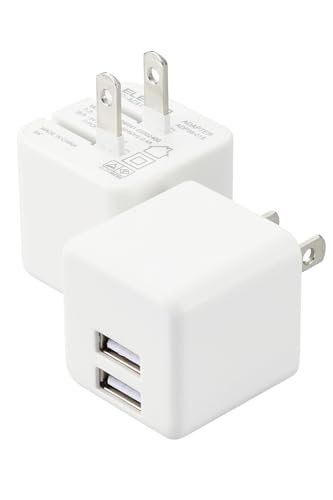 1)充電器単体ホワイト/2)充電器2個セット/EC-AC9112WH・Color:ホワイトSize:2)充電器2個セットStyle:1)充電器単体・パッケージ個数:1・家庭用コンセントからスマートフォンやタブレット等を充電、給電できるAC充...