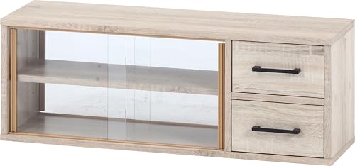 カウンター上収納ラックオーク/幅80cm/51494・パッケージ個数:1・サイズ： 幅80×奥行22×高さ29cm・本体重量:13kg・材質：構造部材：プリント紙化粧繊維板・原産国：マレーシア・※お客様組立商品です。両側から取り出せるカウン...