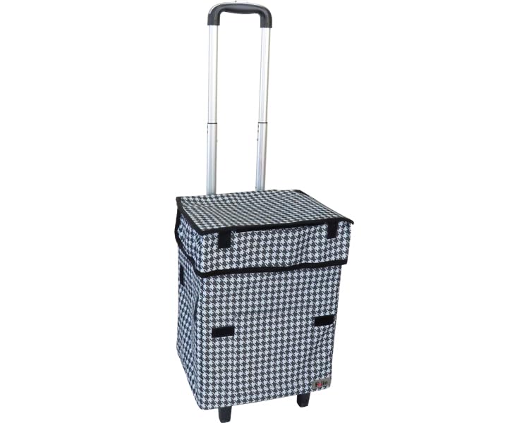 ハウンドトゥース/34L/F21806・パッケージ個数:1・サイズ／幅30×奥行36×高さ96.5cm・車輪サイズ／前輪4.5×後輪4.5cm・重さ／2kg・材質／フレーム：アルミ、バッグ：ポリエステル（PVCコーティング）、ポリエチレン・...