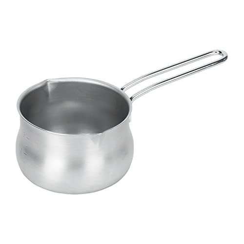 ミルクパン14cm(IH対応)-/1.1 L/HB-6325・Style:ミルクパン14cm(IH対応)・パッケージ個数:1・製品サイズ:(約)全長28×幅14.5×高さ9.5cm・製品重量:(約)0.32kg・素材・材質:本体/ステンレス...